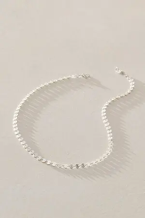 OXB JEWELRY Sterling Disco Chain Necklace - Silver