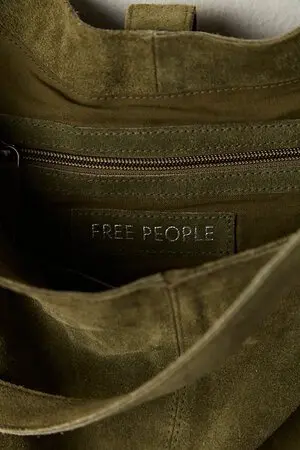 Free People Serena Cinched Shoulder Bag - Olive