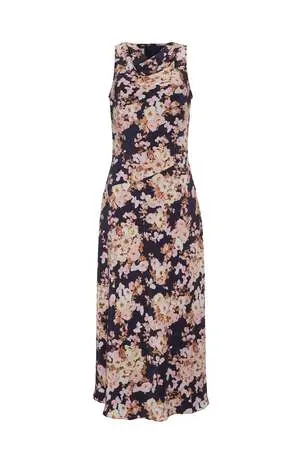 Cara Cara Crystal Printed Midi Dress