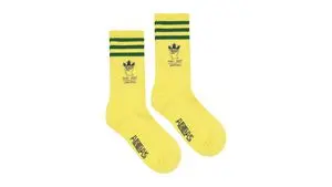 BRAIN DEAD X Adidas Crew Socks - Yellow