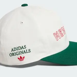 Adidas Mexico Tournament Cap - Off White / Team Dark Green / Scarlet