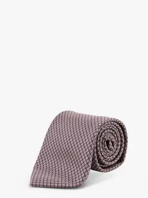 TOM FORD Silk Micro-pattern Neck Tie - Pink