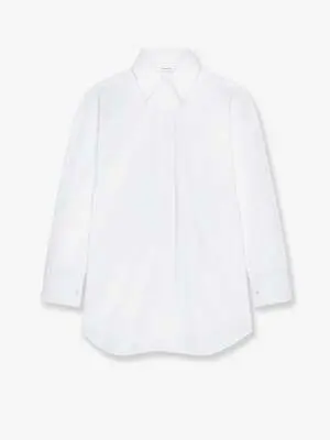 Givenchy Backless Cotton Shirt - Bianco