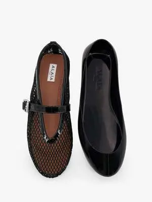 Alaïa Flat Mesh Ballerinas