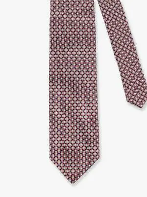 NUGNES 1920 Silk Tie - Red