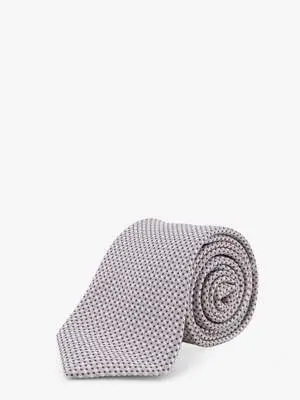 NUGNES 1920 Silk Neck Tie - Grey