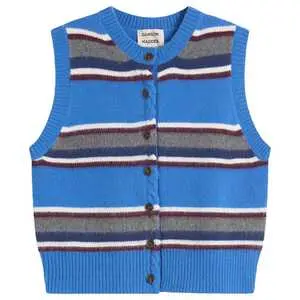 DAMSON MADDER Sofie Vest - Blue