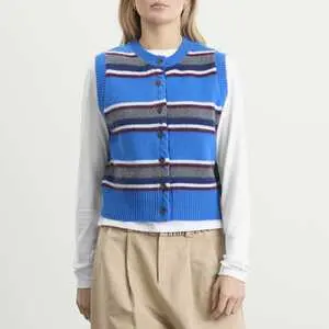 DAMSON MADDER Sofie Vest - Blue