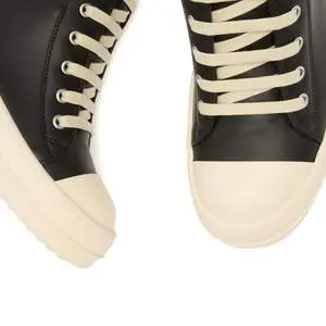 Rick Owens Leather Low Sneakers