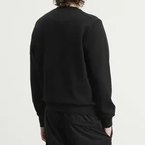Stone Island Garment Dyed Crew Neck Sweatshirt - Black