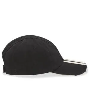 Y3 Distressed Stripe Cap