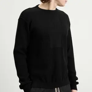 Rick Owens Round Neck Jumper - Black