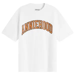 ANNIE HOOD College Arch T-shirt - White