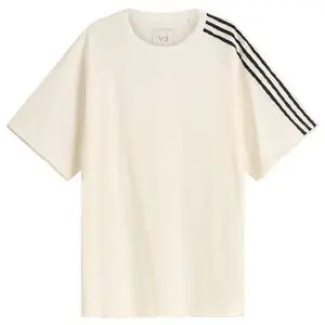 Y3 Distressed Short Sleeve T-shirt - Beige