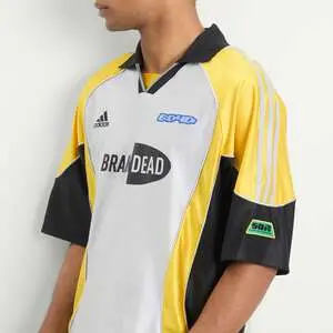 Adidas X Brain Dead Football Jersey - Silver Metallic