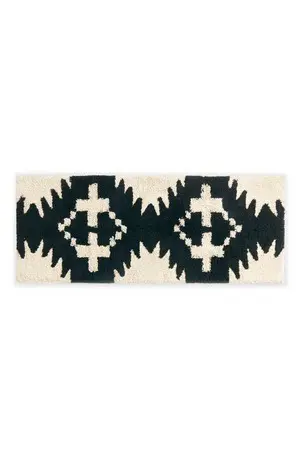 Pendleton Spider Rock Bath Rug - Black/white