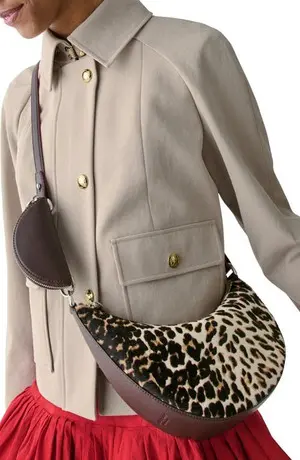 Kate Spade New York Hug Downtown Calf Hair Bag - Leopard Multi