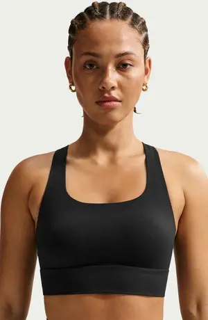 Nike Zenvy Light-support Sports Bra - 010 Black/col Gy
