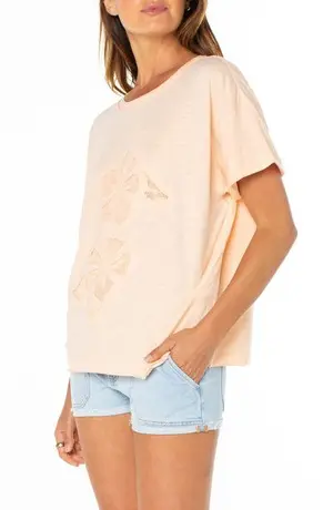 Roxy Sunset Sessions Graphic T-shirt - Tropical Peach