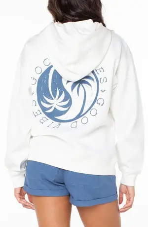 Roxy Graphic Hoodie - Cloud Dancer