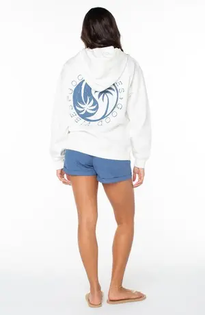 Roxy Graphic Hoodie - Cloud Dancer