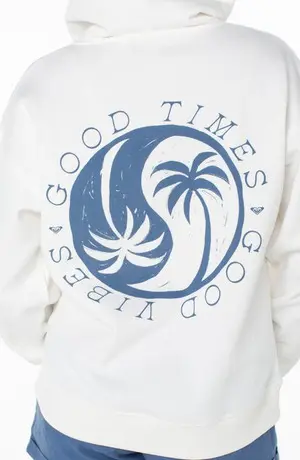 Roxy Graphic Hoodie - Cloud Dancer