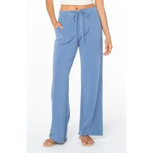 Roxy Smooth Ride Wide Leg Pants - Blue Horizon