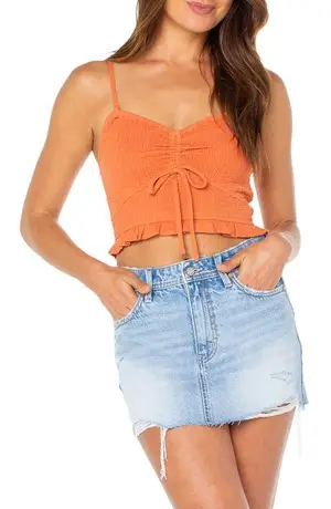 Roxy Spring Fling Crop Tank - Ginger Spice