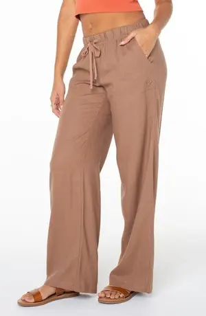 Roxy Lagoon Cover-up Pants - Brownie