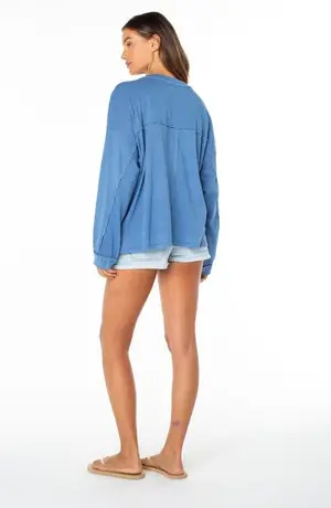 Roxy Changing Tides Sweatshirt - Blue Horizon