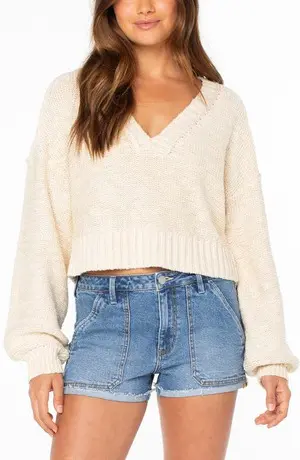 Roxy Cropped Sweaters For Women