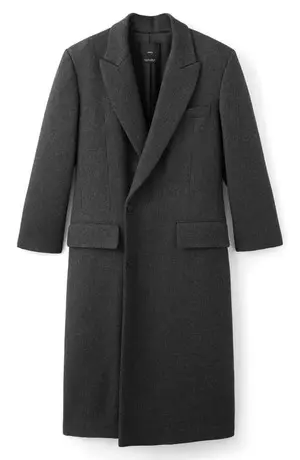 Mango Double-breasted Long Coat