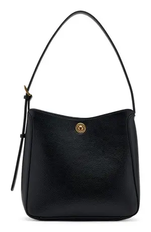 Mango Medium Faux Leather Bucket Bag - Black