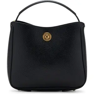 Mango Small Crossbody Bucket Bag - Black