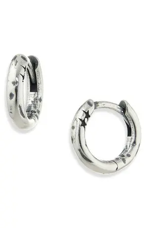 TWOJEYS Slim Hoop Earrings - Silver