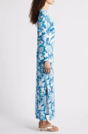 LILLY PULITZER® Breena Seagull Print Maxi Dress