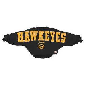 PRESSBOX Iowa Hawkeyes Dolman Pullover Sweatshirt