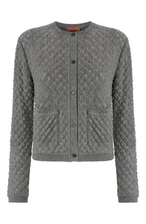 Missoni Cashmere Cardigan With Lace Motif
