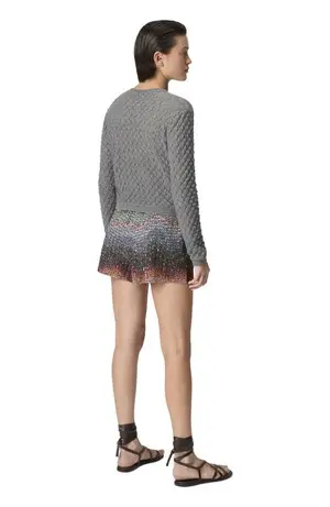 Missoni Cashmere Cardigan With Lace Motif