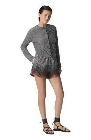 Missoni Cashmere Cardigan With Lace Motif