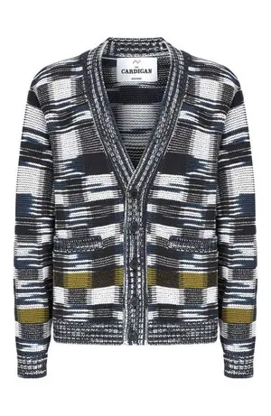 Missoni Cotton-blend Cardigan With Check Pattern