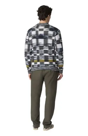 Missoni Cotton-blend Cardigan With Check Pattern