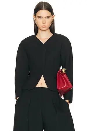 Jacquemus La Petite Veste Ovalo - Black
