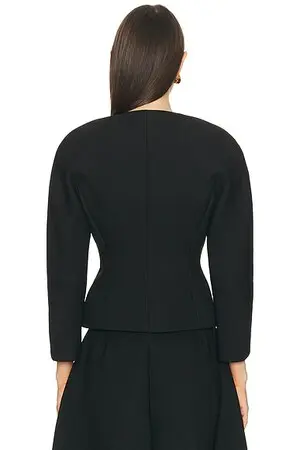 Jacquemus La Petite Veste Ovalo - Black