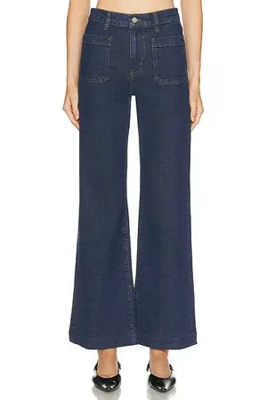 FRAME The Refined Wide Leg Jeans