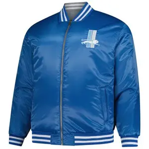 Mitchell & Ness Detroit Lions Reversible Full-zip Jacket