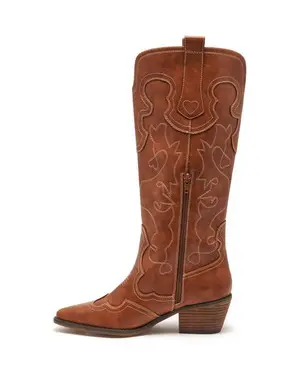 THERAPY AUSTRALIA Malvin Western Boot - Tan Burnished Pu