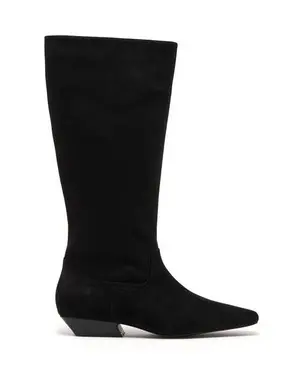 THERAPY AUSTRALIA Xavier Tall Boots - Black Faux Suede
