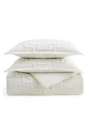 Pendleton Kiva Steps Comforter & Pillow Sham Set - Ivory