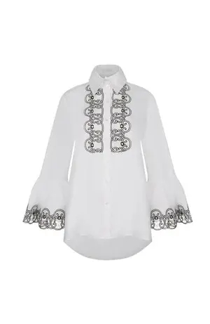 Anne Fontaine Doja Embroidered Shirt